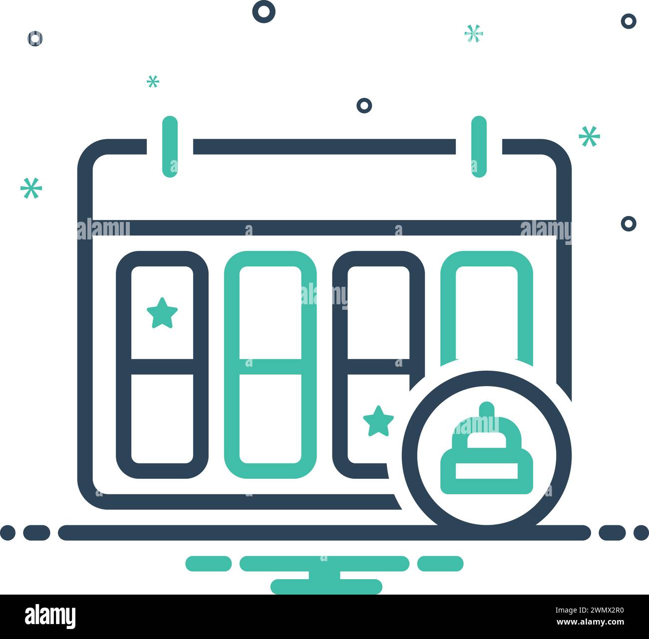 Events calendar icon vector hi-res stock photography and images - Alamy