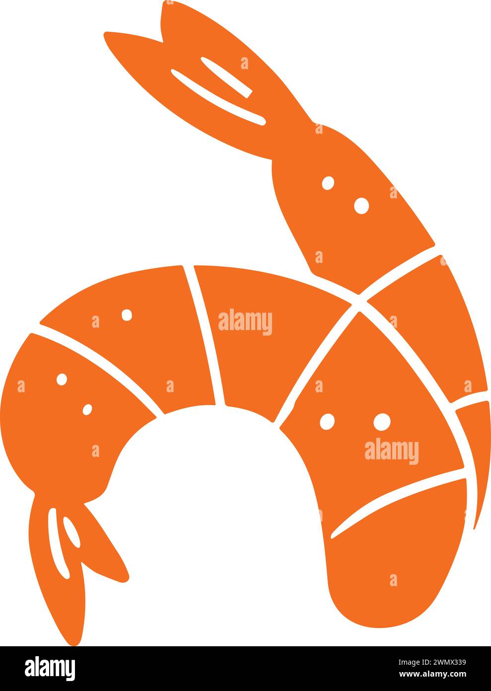 Asian style shrimp Stock Vector Images - Alamy