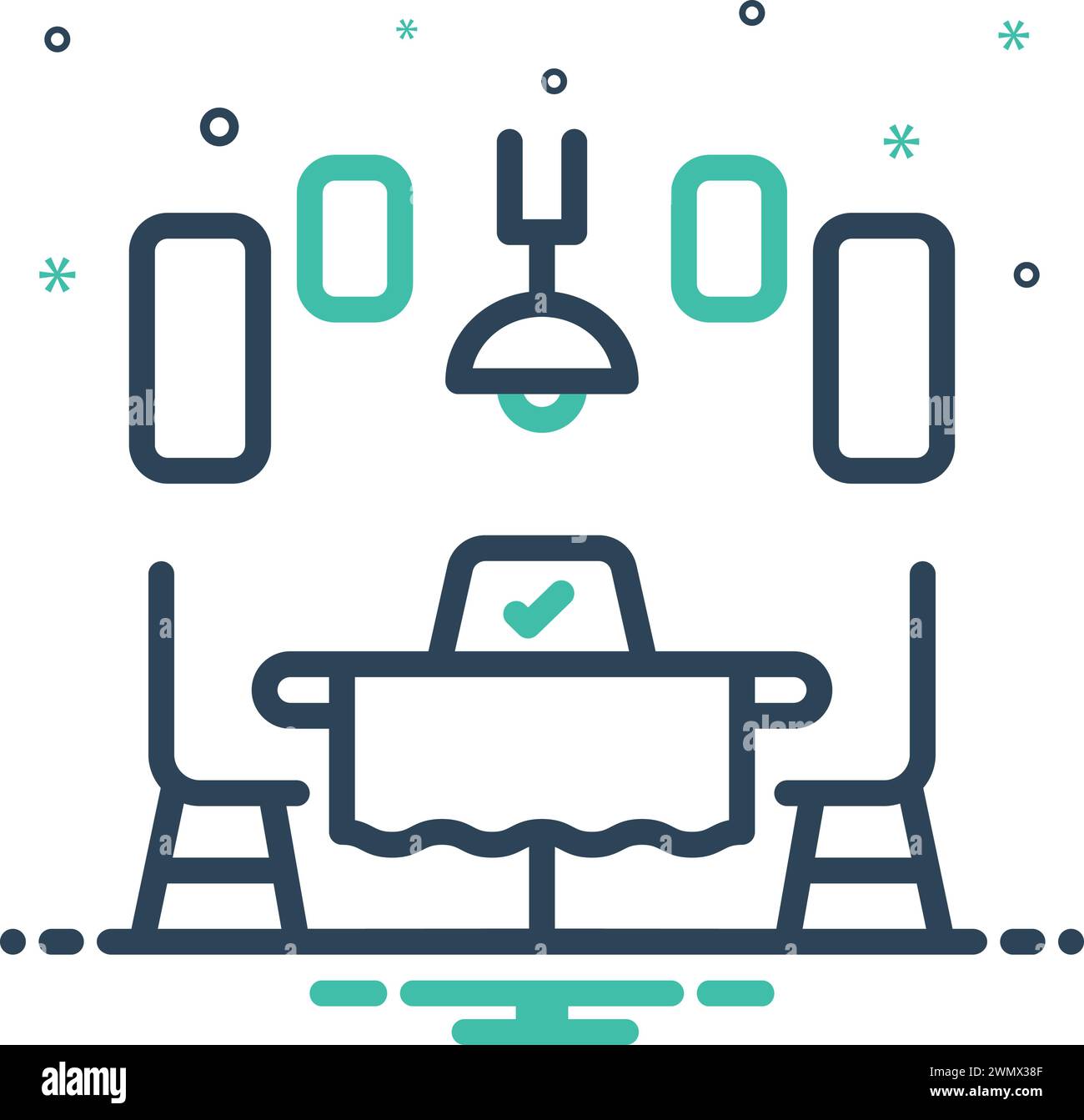 Icon for reserve,table Stock Vector Image & Art - Alamy