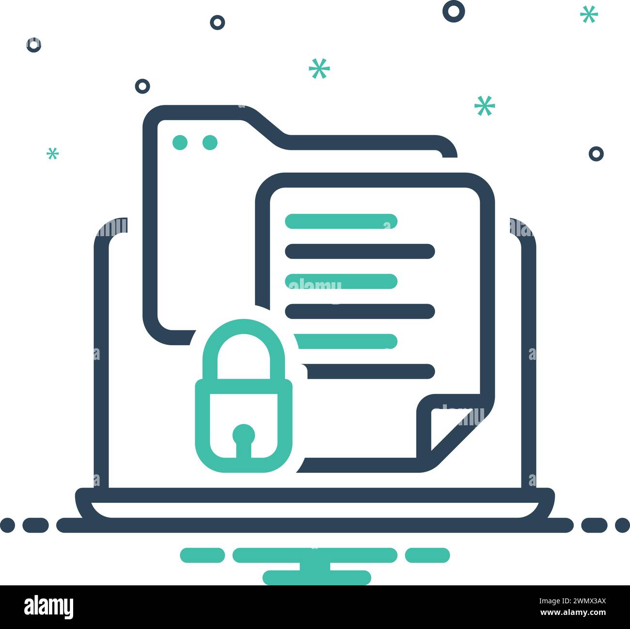 Icon for confidential,secret Stock Vector Image & Art - Alamy