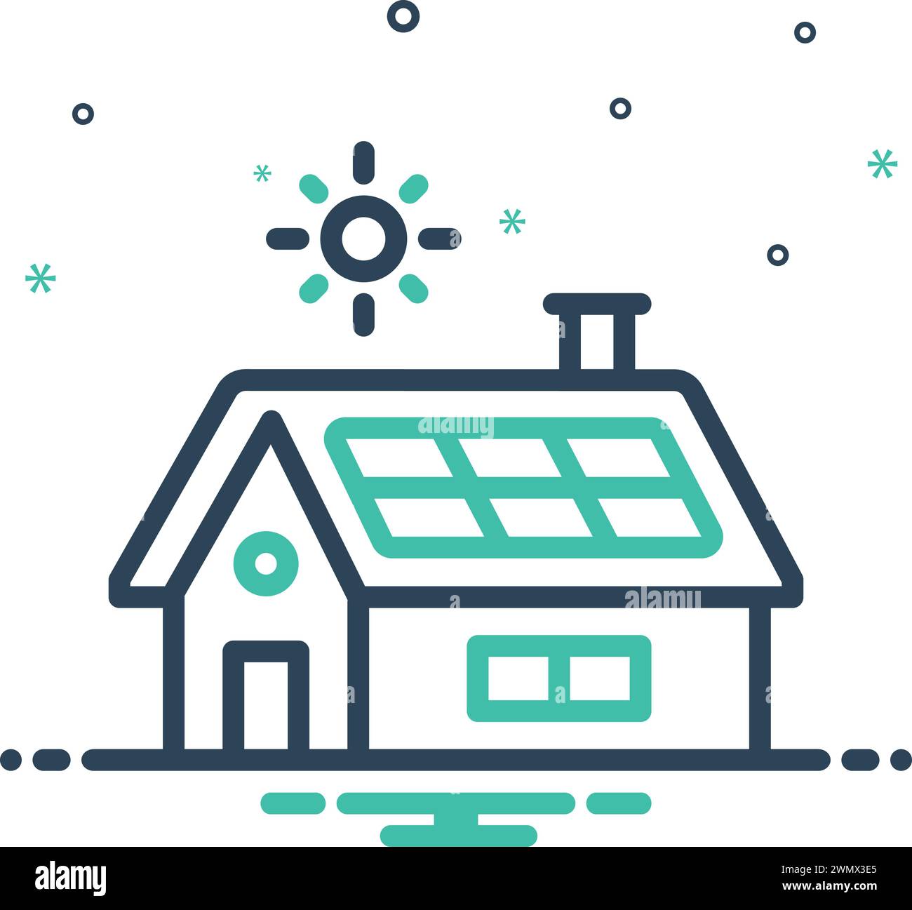 Solar panels vector icon silhouette hi-res stock photography and images ...