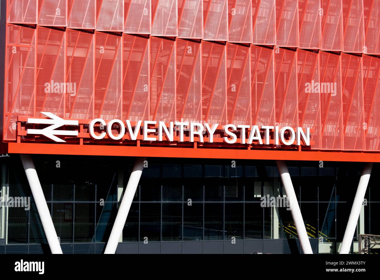 Coventry railway station car park, West Midlands, England, UK Stock ...
