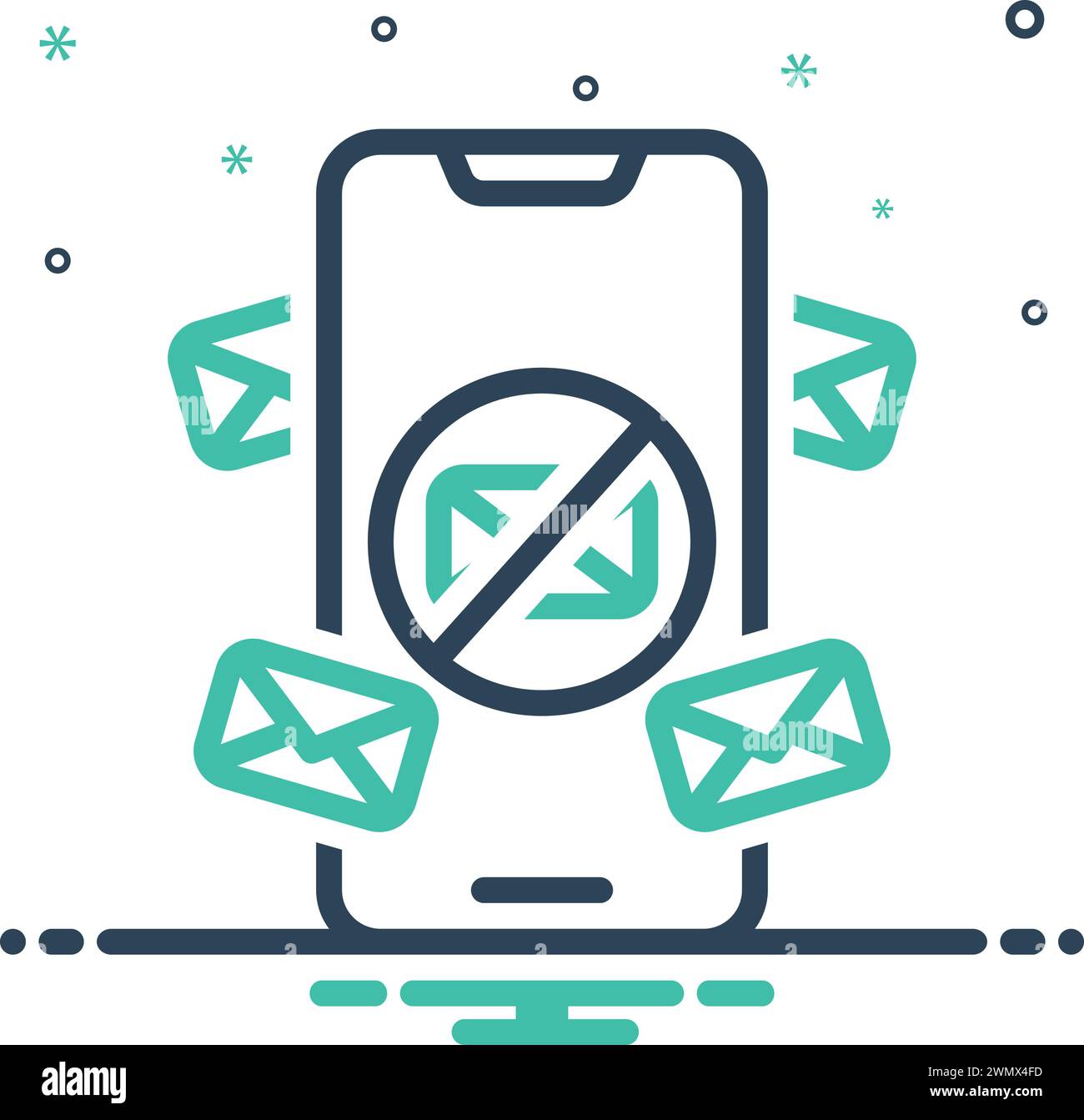 Icon for spam,message Stock Vector Image & Art - Alamy