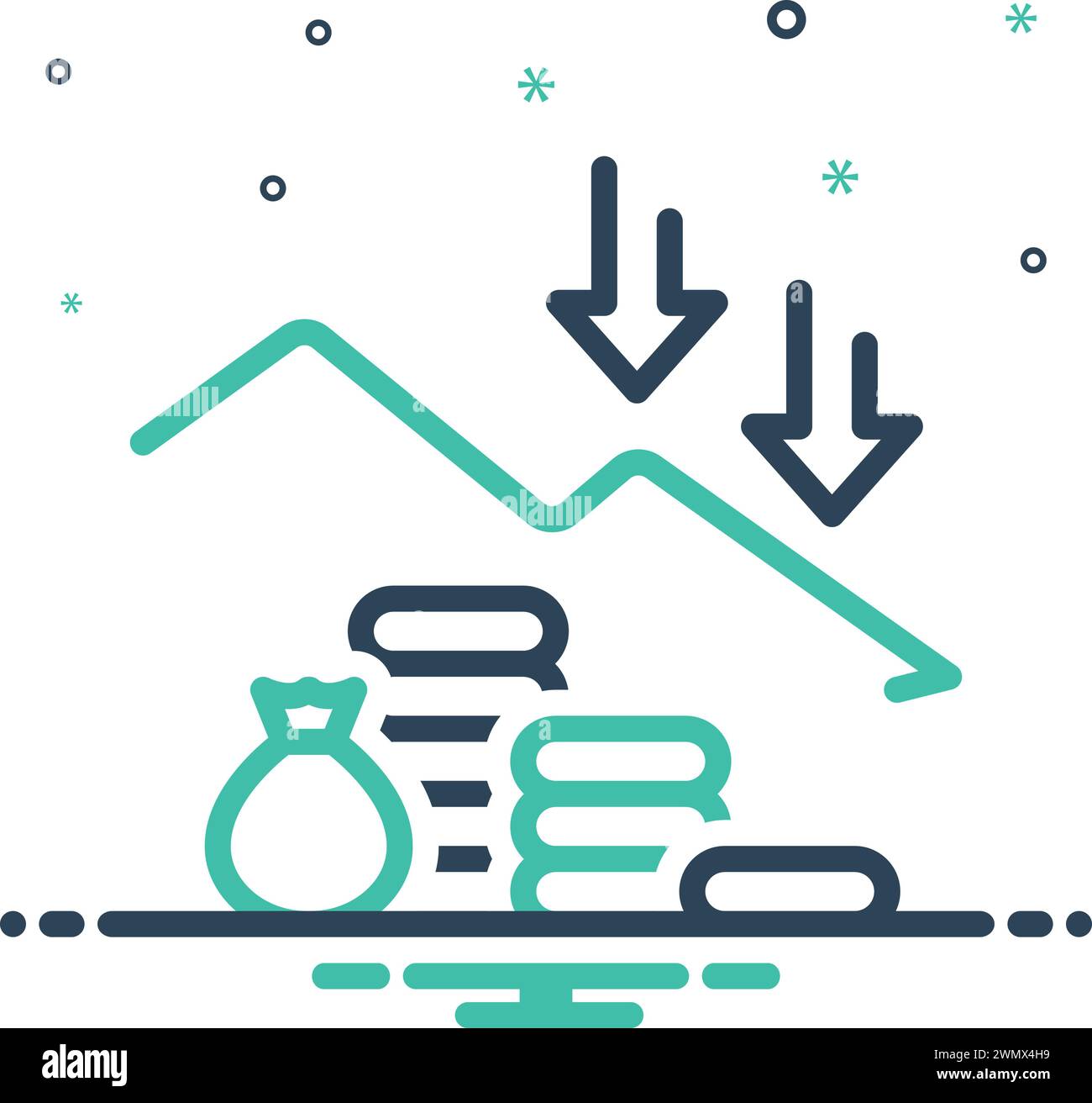 Icon for losses,impairment Stock Vector Image & Art - Alamy