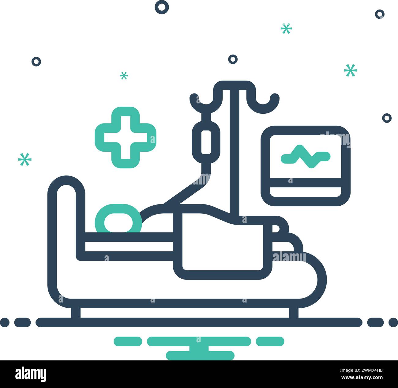 Hospitalization vector vectors hi-res stock photography and images - Alamy