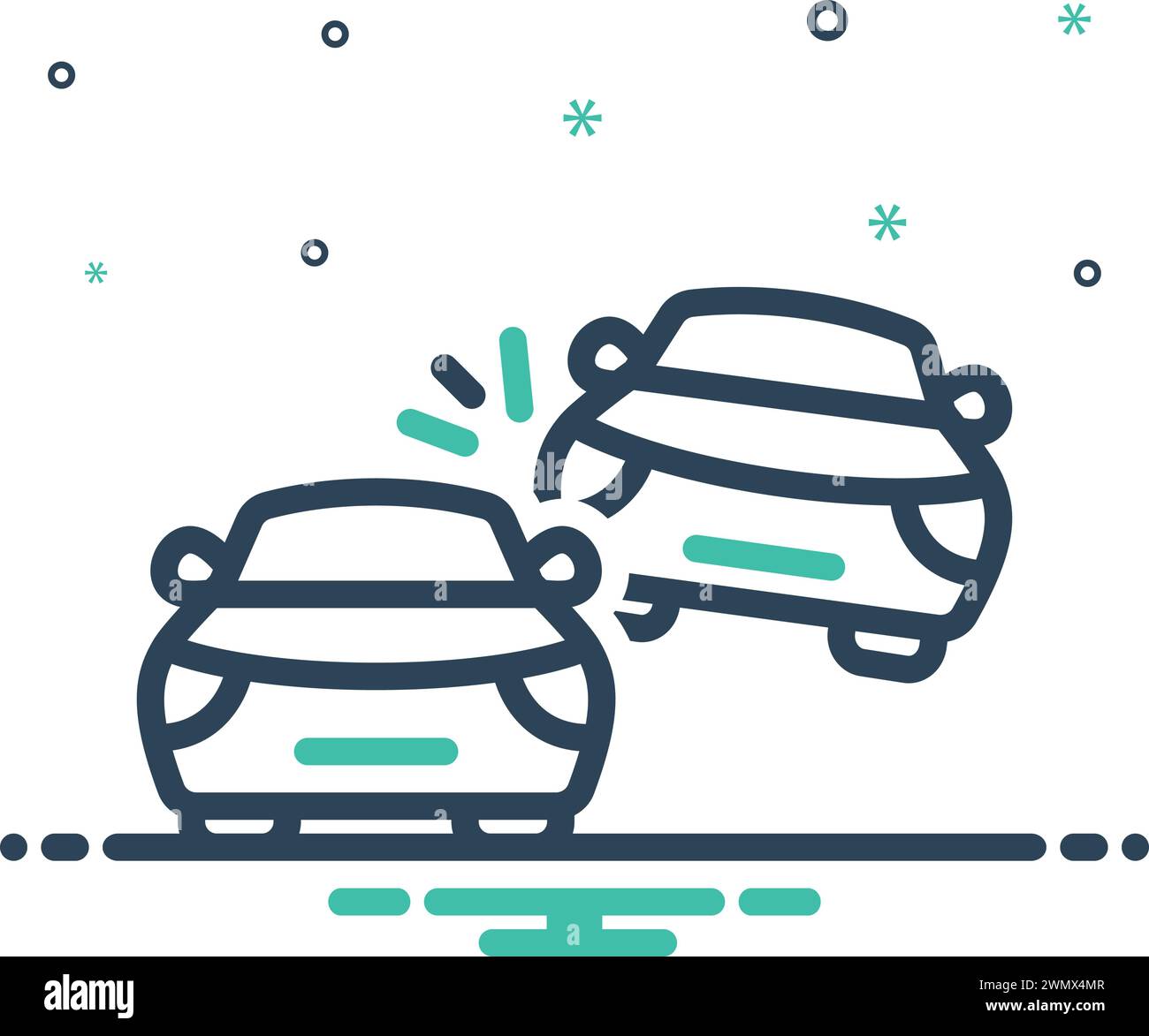 Accident damage Stock Vector Images - Alamy