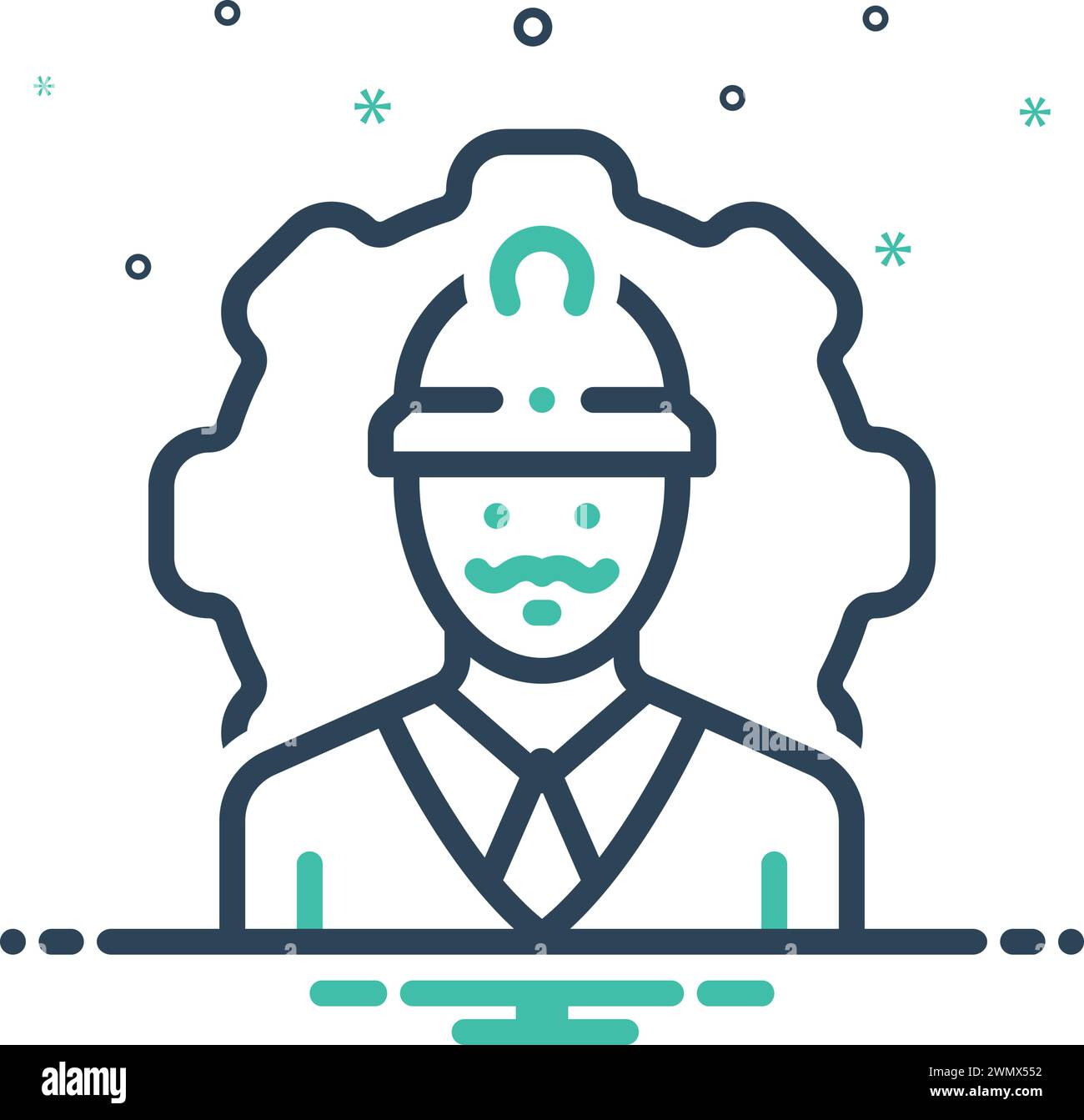 Worker labourer Stock Vector Images - Alamy