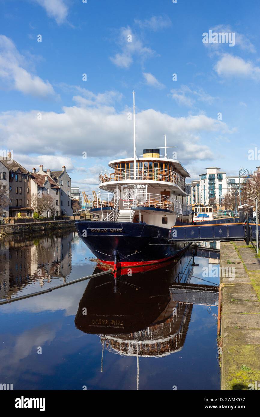 Ocean Mist A seventeen-bedroom luxury Hotel and bar moored on the Water ...