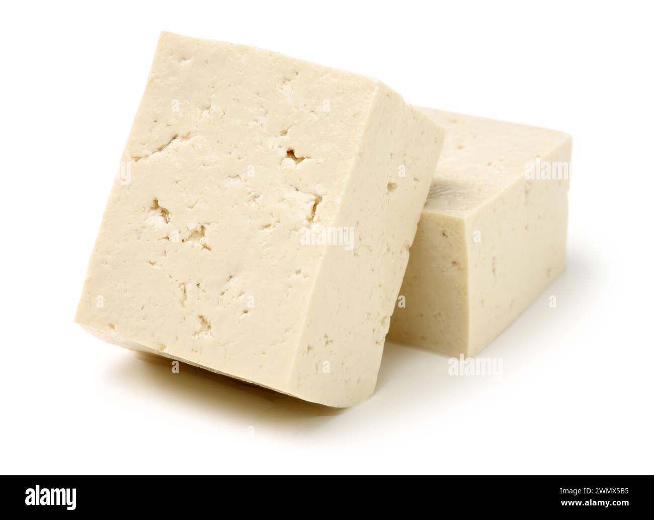 tofu on a white background Stock Photo - Alamy