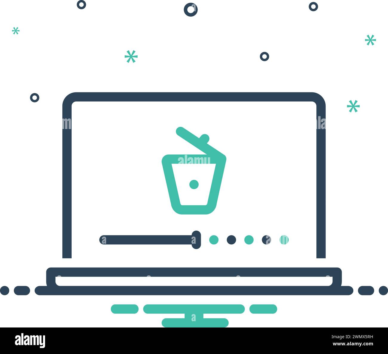 Deleting vector vectors Stock Vector Images - Alamy