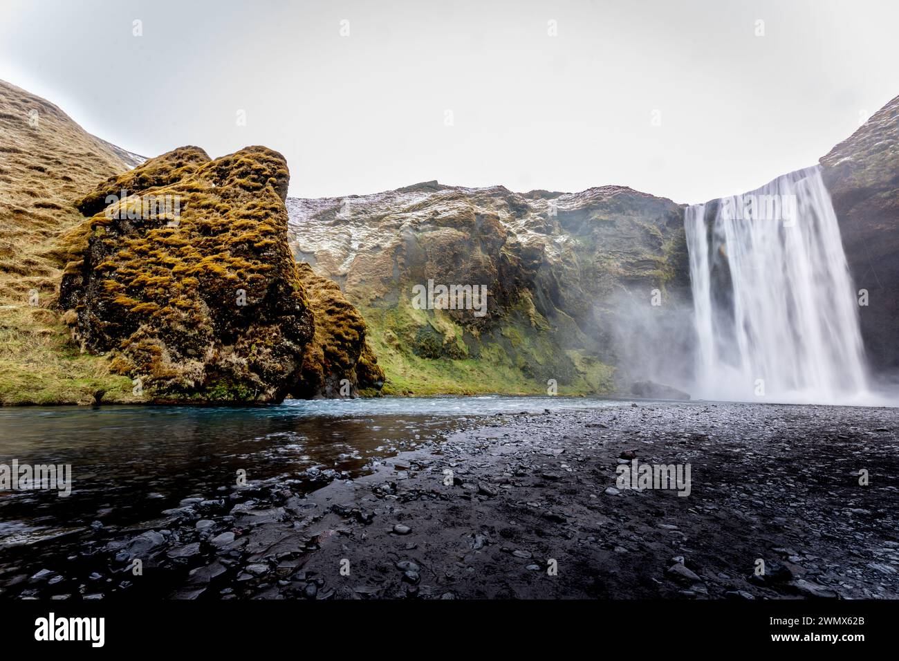 Majestic rocky cliff landscape covered hi-res stock photography and ...