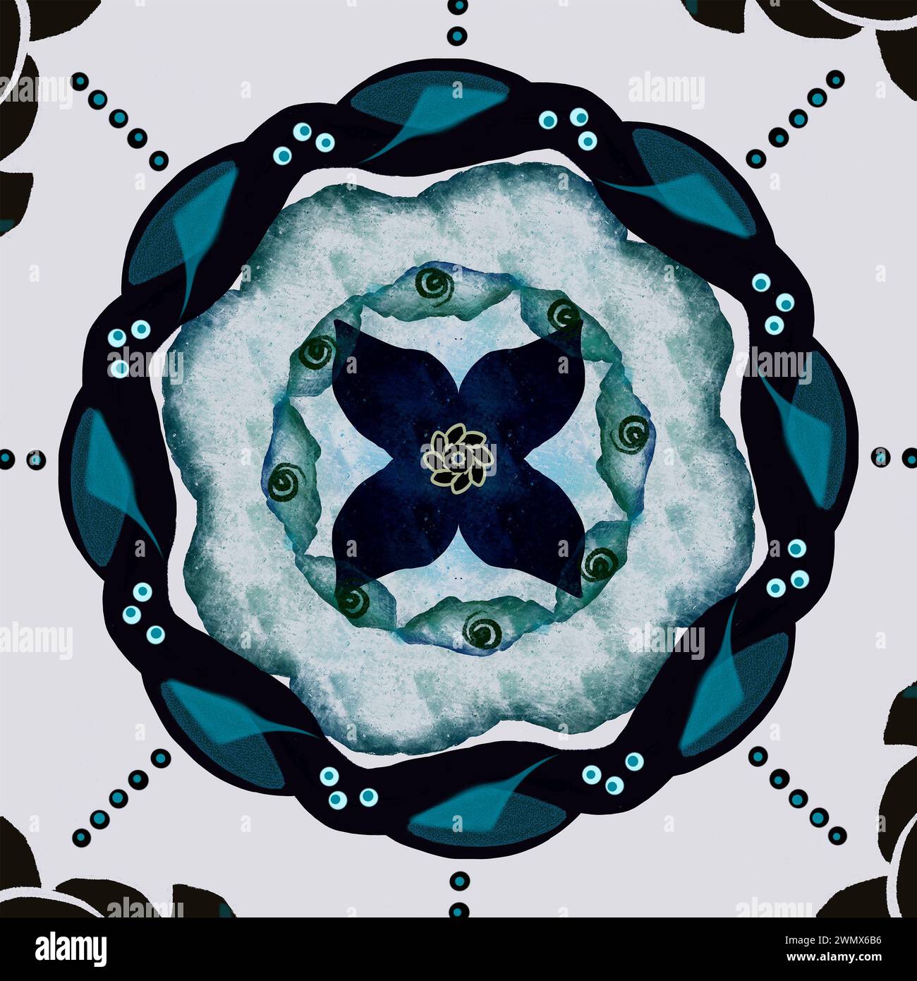 Mandala illustration mandalas pattern hi-res stock photography and ...