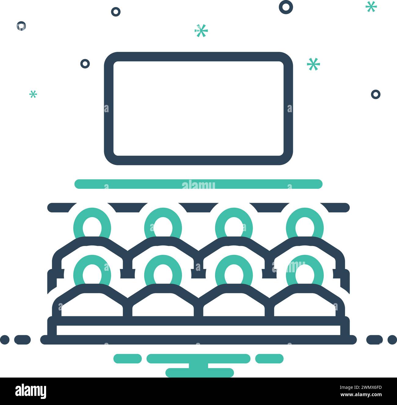 Spectator silhouette Cut Out Stock Images & Pictures - Alamy