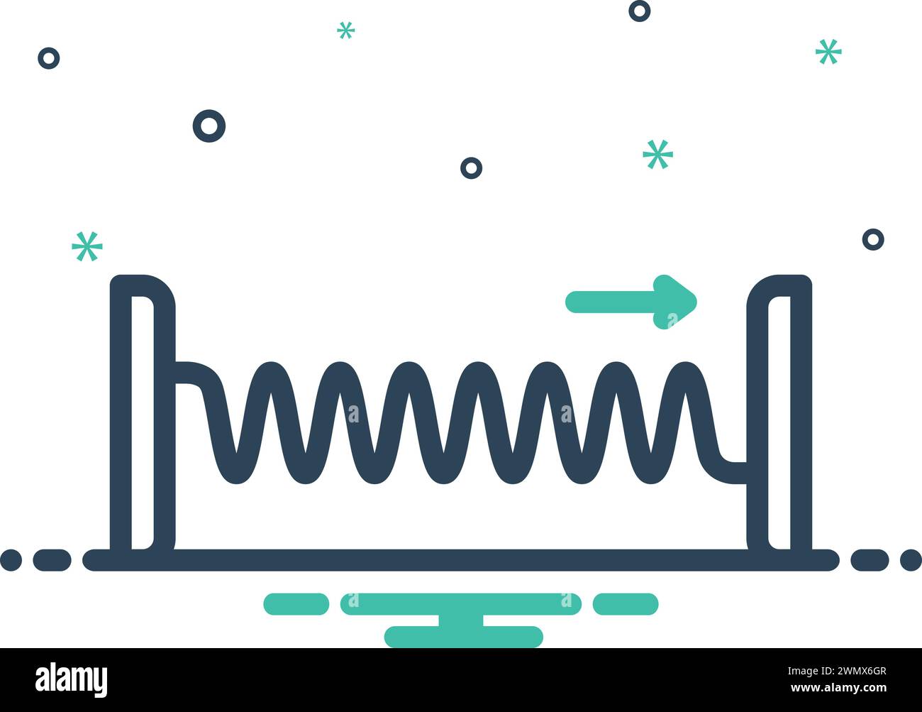 Icon for momentum,stretched Stock Vector Image & Art - Alamy