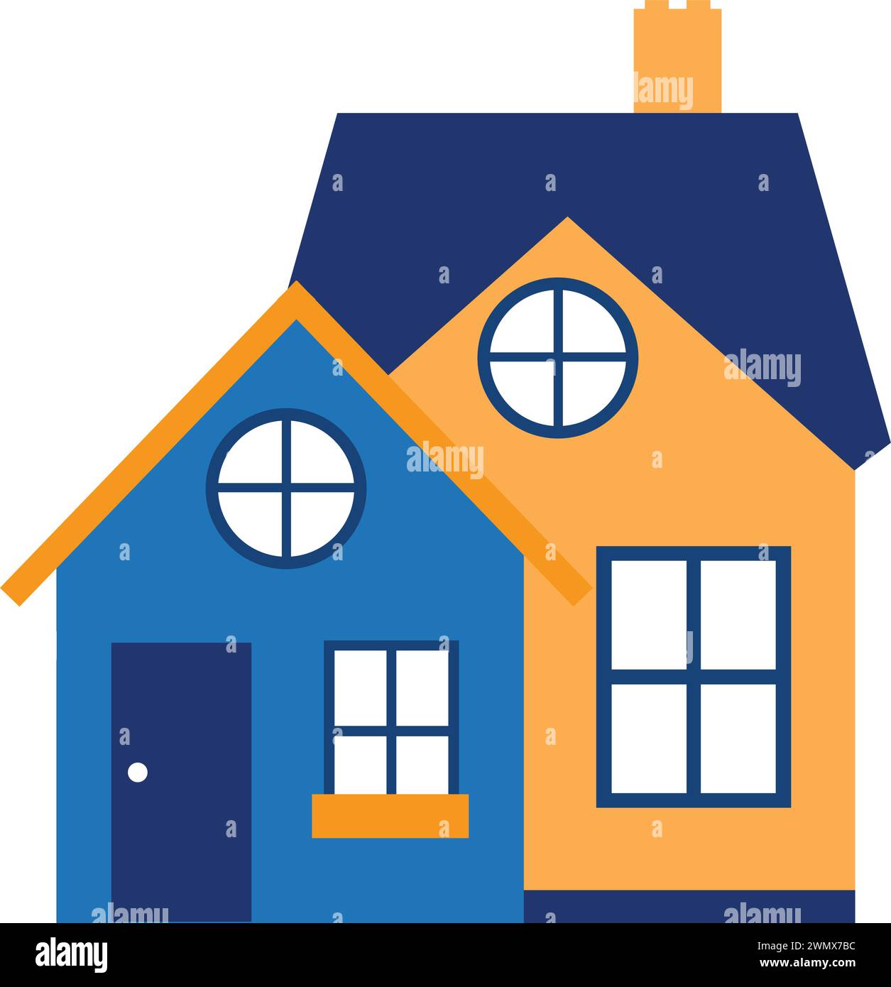 House with style Stock Vector Images - Alamy
