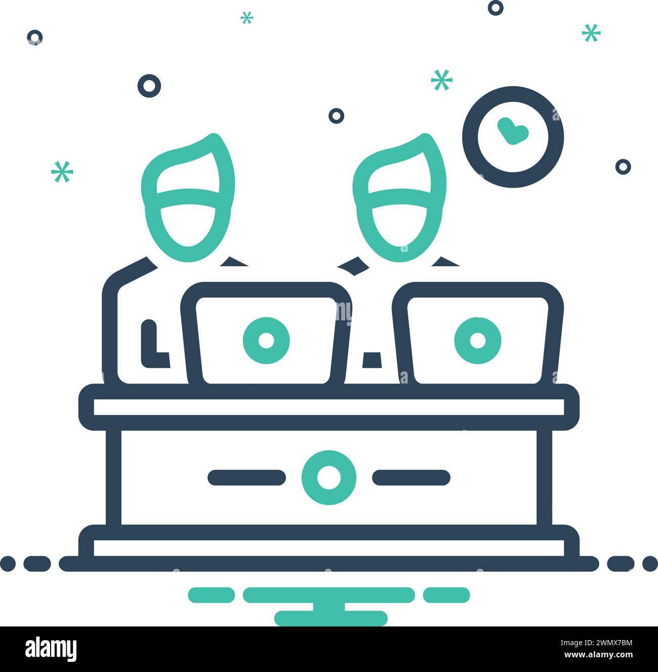 Icon for co worker,colleague Stock Vector Image & Art - Alamy