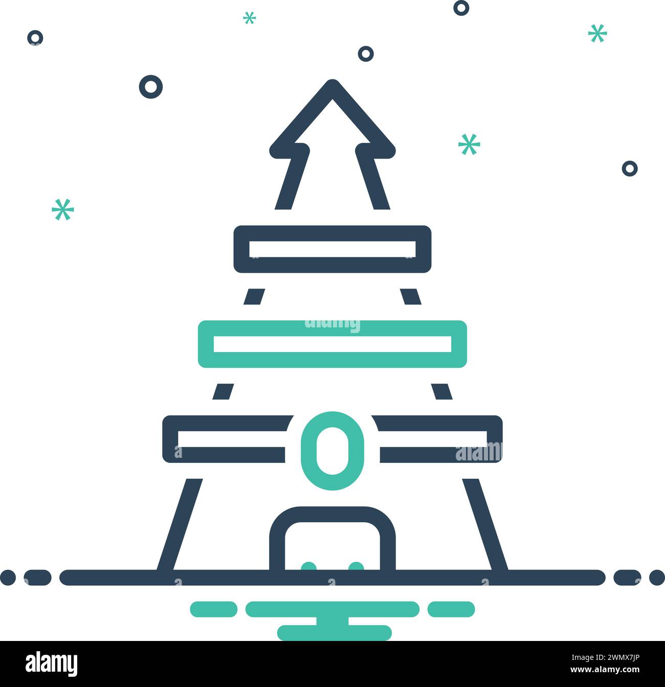 Overcoming barrier Stock Vector Images - Alamy