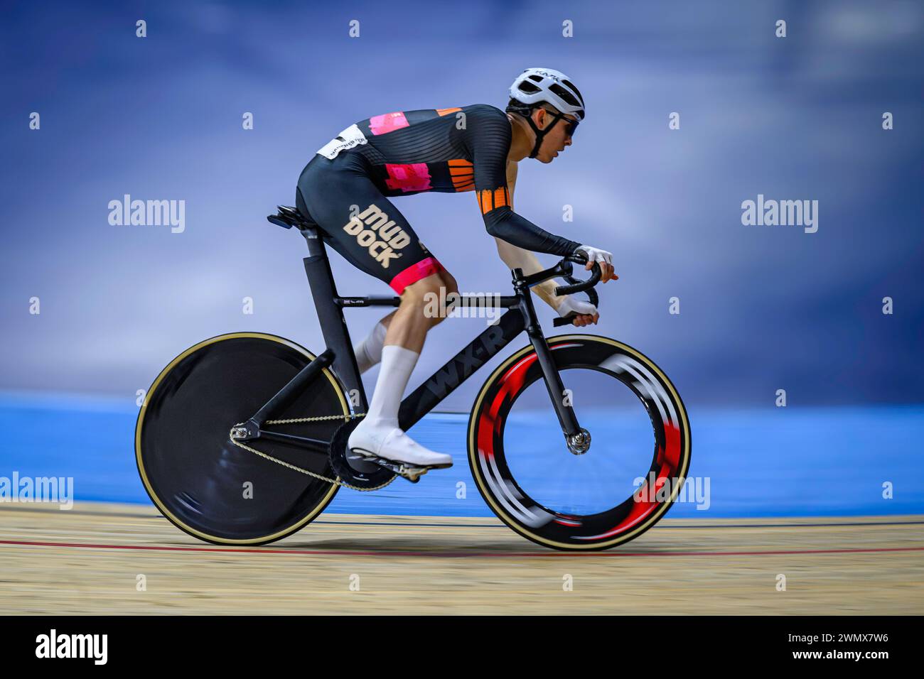 MANCHESTER, UNITED KINGDOM. 24th Feb, 24. ADBY Thomas of Mud Dock ...