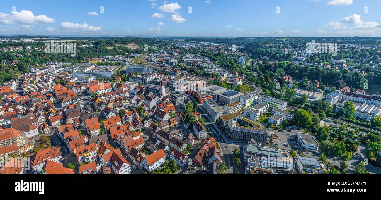 The university town of Biberach an der Riß in the Swabian region of ...