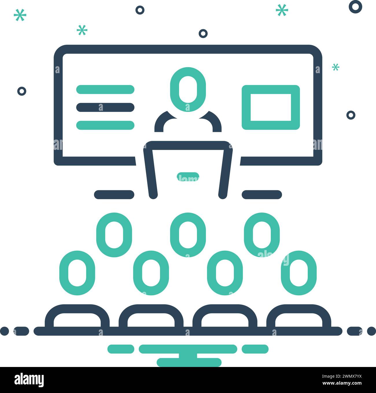 Icon for seminar,demonstration Stock Vector Image & Art - Alamy