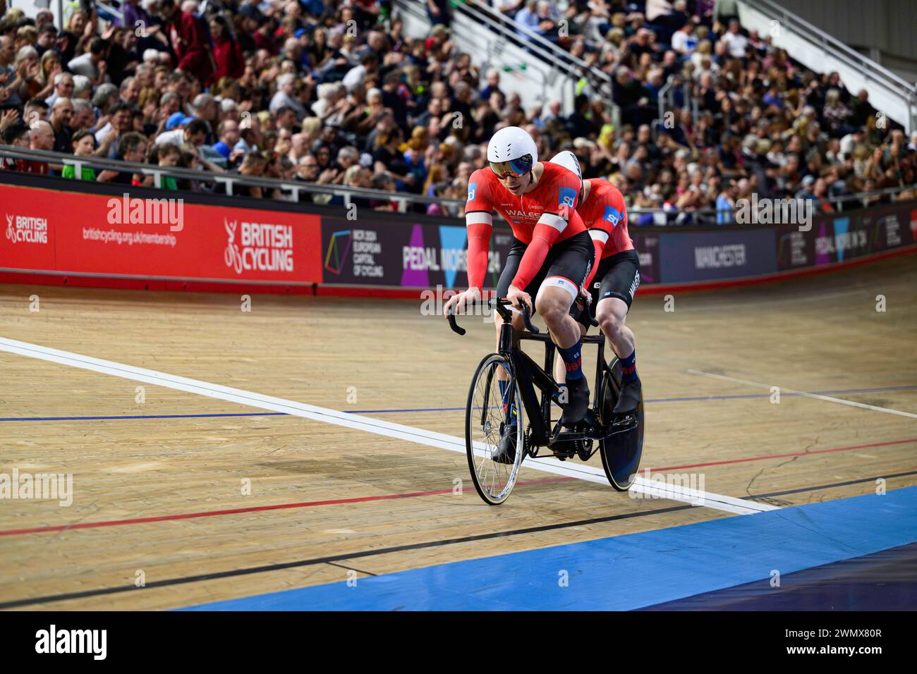 MANCHESTER, UNITED KINGDOM. 25th Feb, 24. James Ball and Steffan Lloyd ...