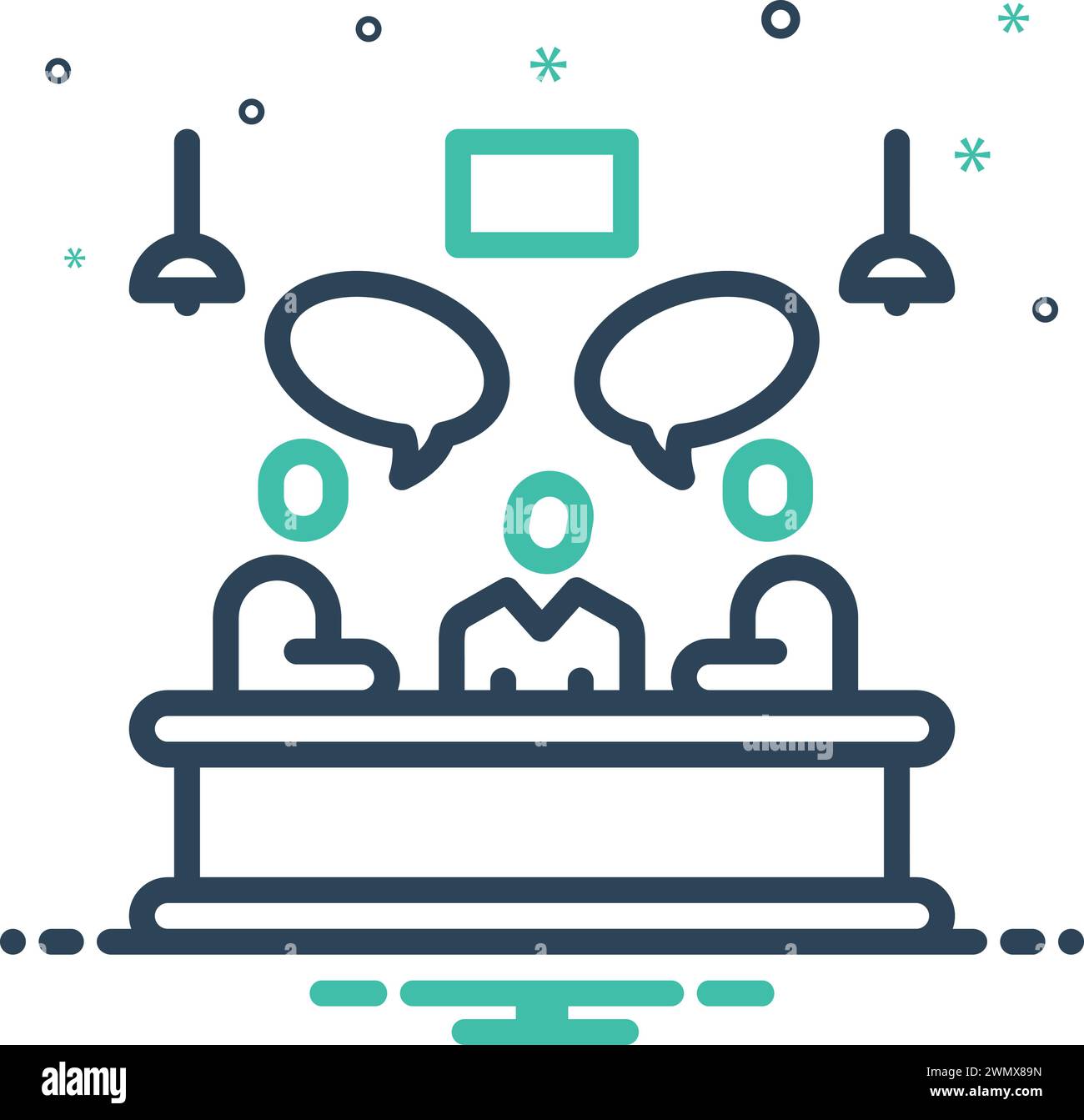 Icon for discussion,debate Stock Vector Image & Art - Alamy