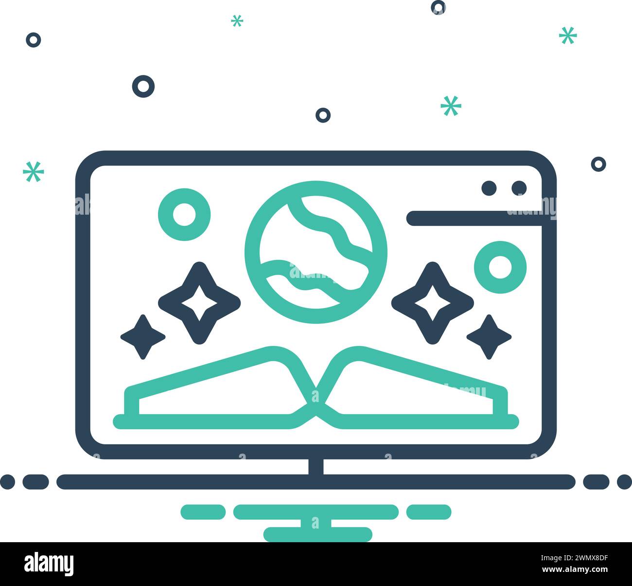 Icon for creation,webpage Stock Vector Image & Art - Alamy