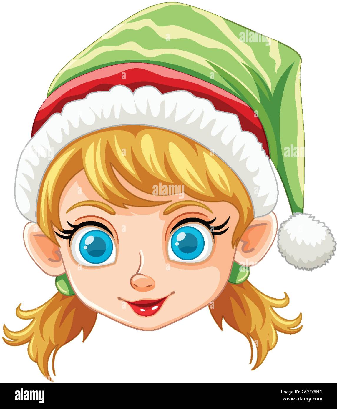 Christmas elf blonde girl hi-res stock photography and images - Alamy