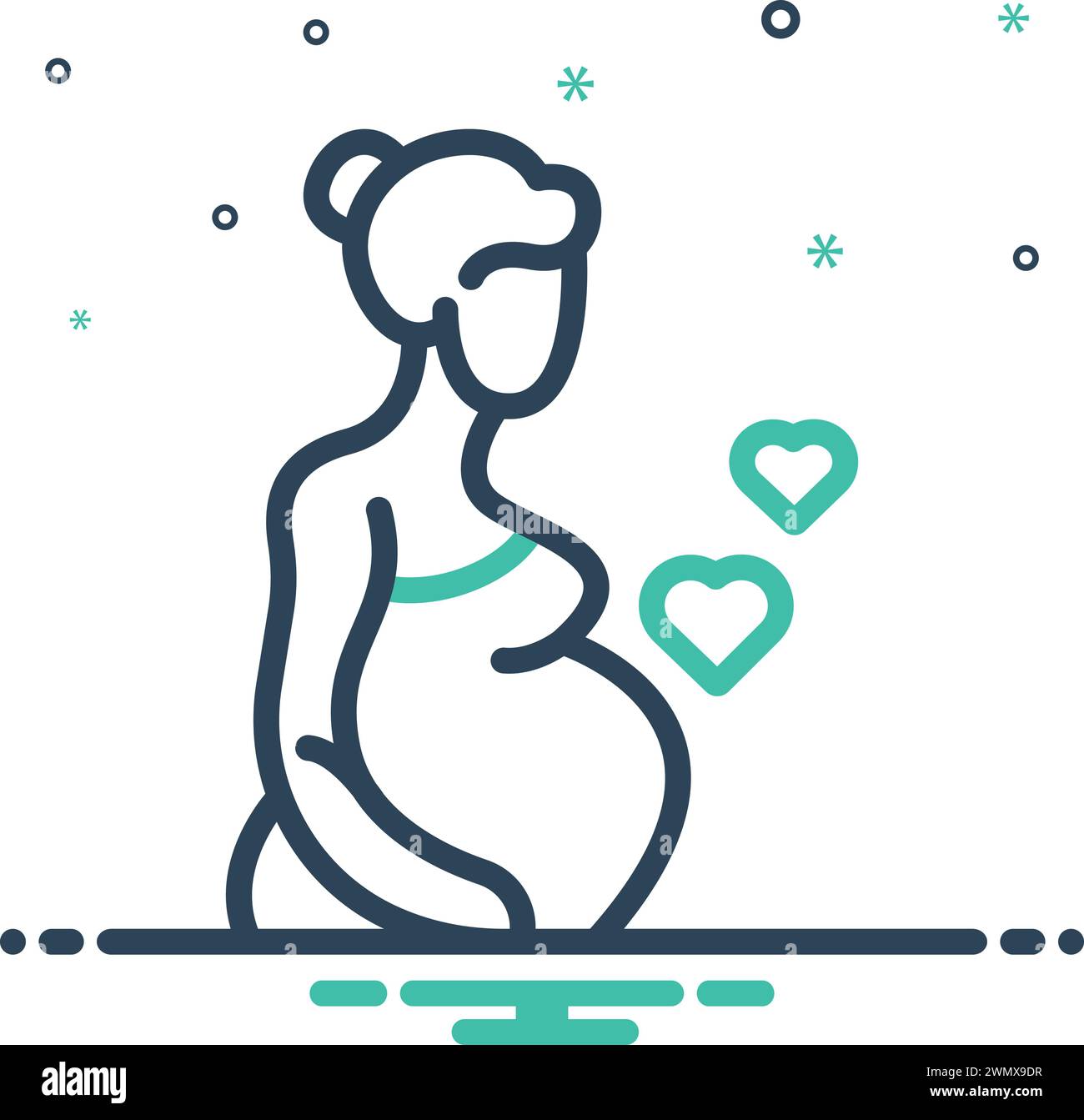 Icon for pregnancy,gestation Stock Vector Image & Art - Alamy