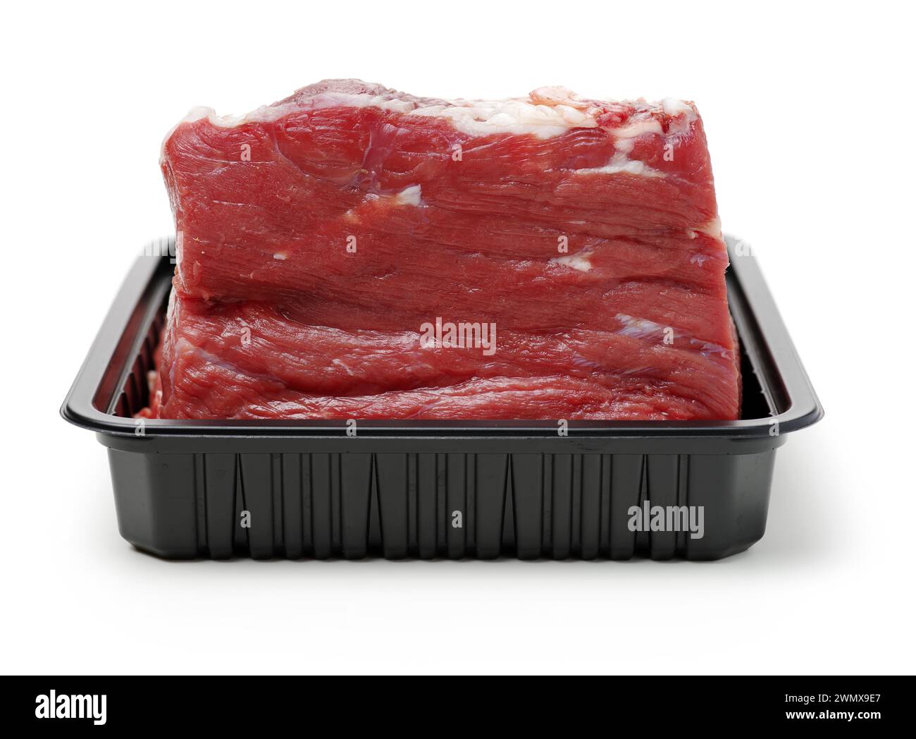 Fresh beef cut isolated on white background Stock Photo - Alamy