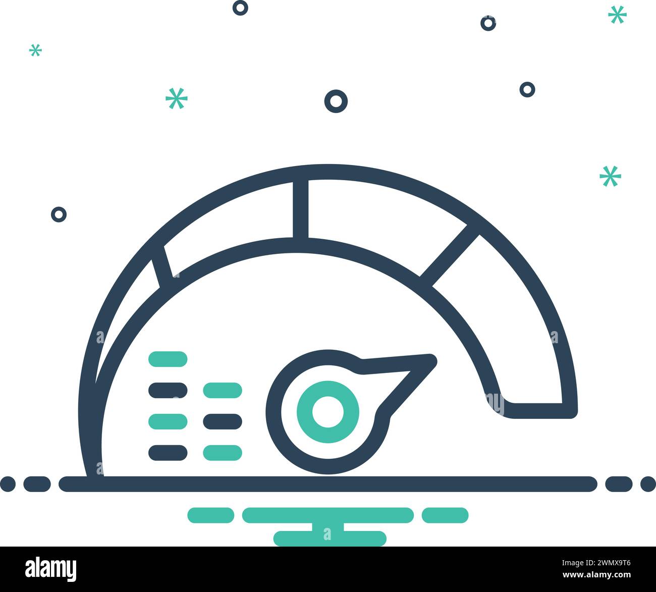 Risk icon speedometer hi-res stock photography and images - Alamy