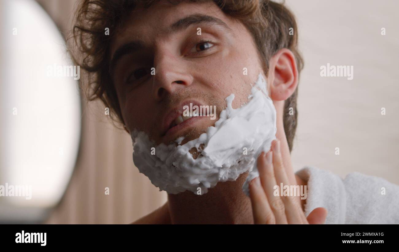 Male smear hi-res stock photography and images - Alamy