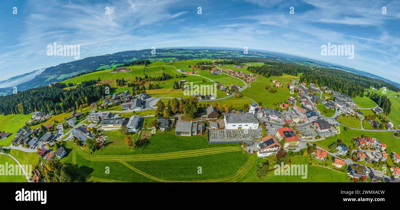 The region around Sulzberg in the Bregenzerwald in western part of ...