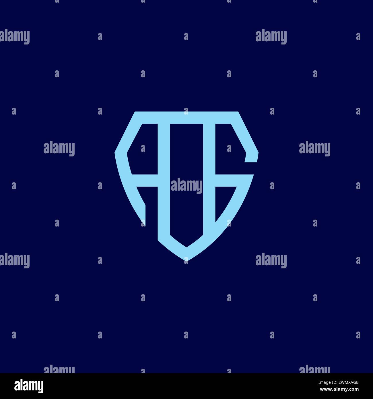 Aog minimalist logo Stock Vector Images - Alamy