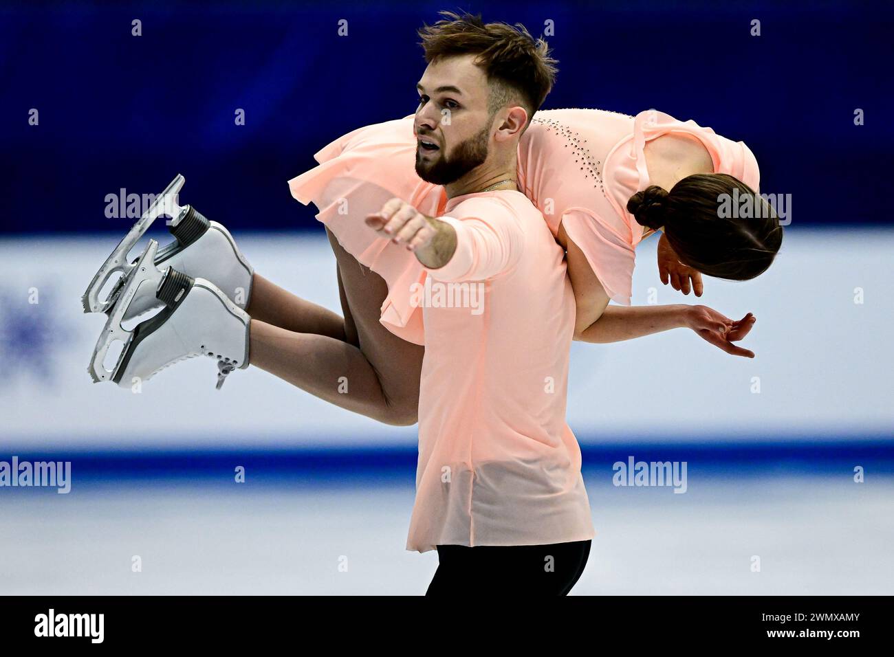 Lucy HAY & Kyle McLEOD (GBR), during Junior Pairs Short Program, at the ...
