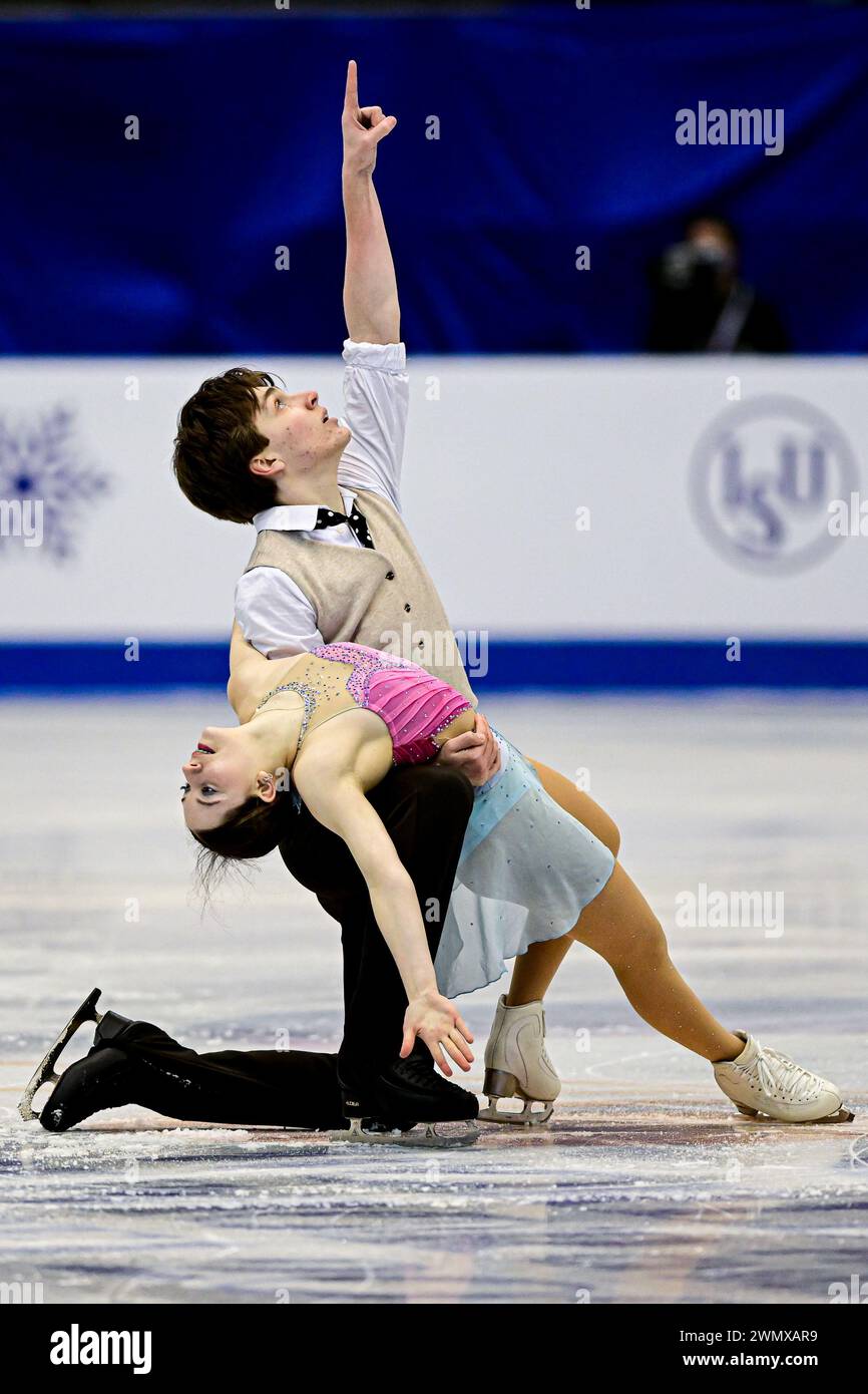 Martina ARIANO KENT & Charly LALIBERTE LAURENT (CAN), during Junior ...