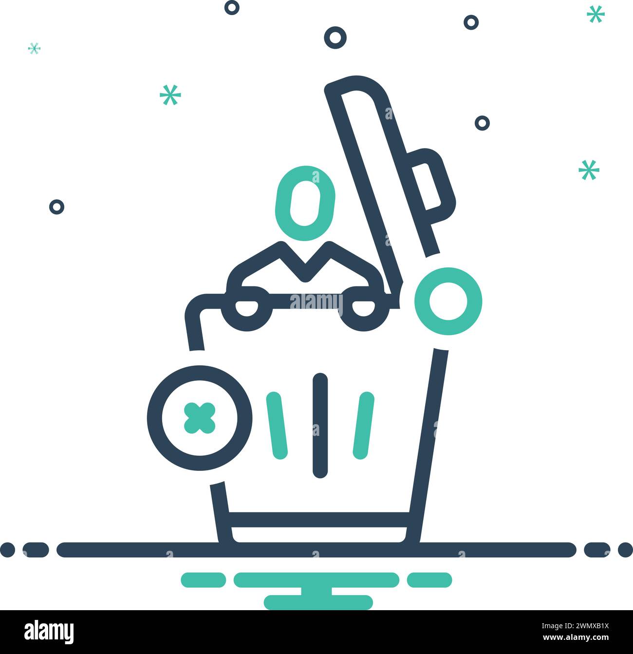 Icon for delete user,delete Stock Vector Image & Art - Alamy