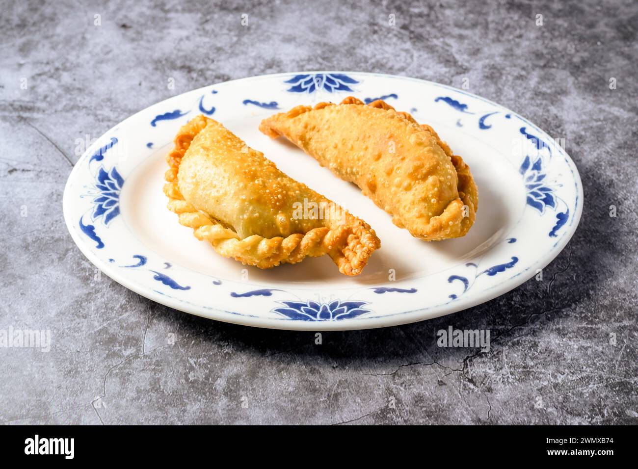 Traditional Latin American baked beef empanadas Stock Photo - Alamy