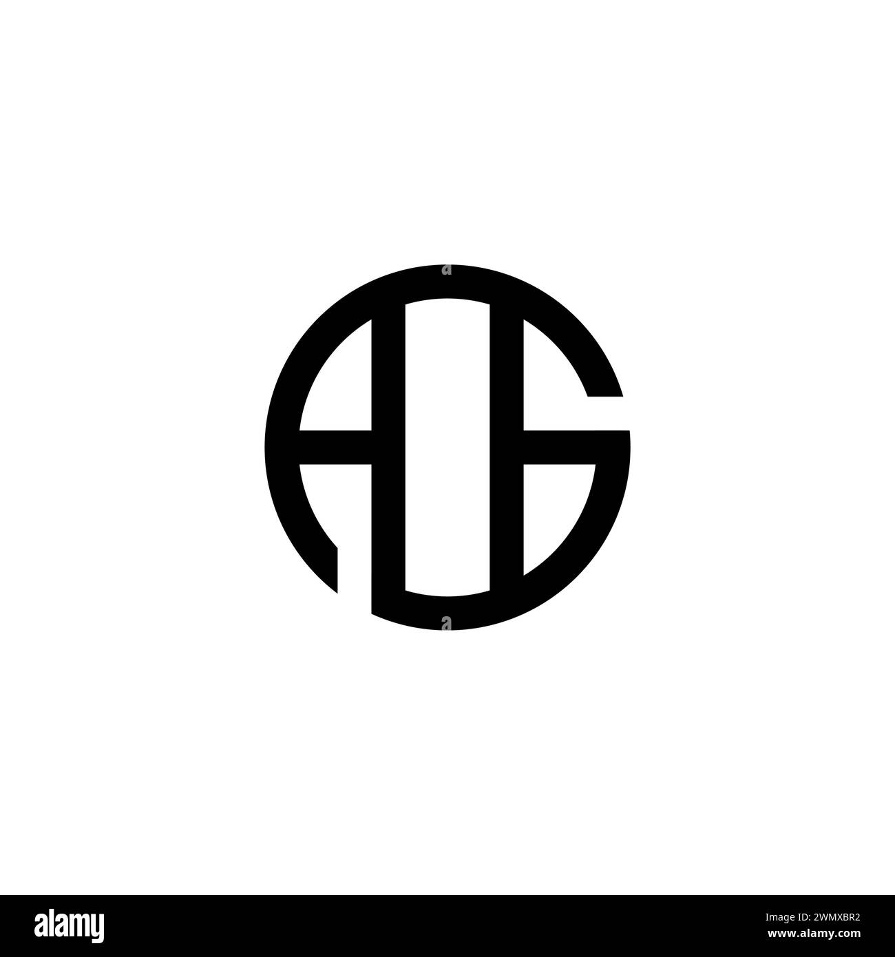 AOG Logo Simple. Letter AG Logo Stock Vector Image & Art - Alamy