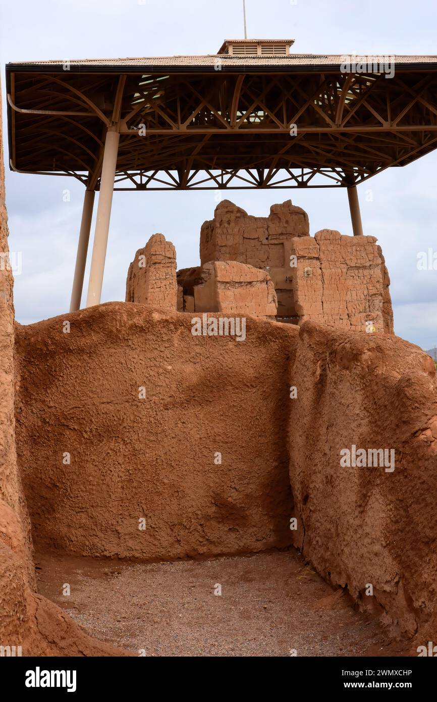 Ancient Casa Grande Ruins National Monument of the Pre-columbian ...