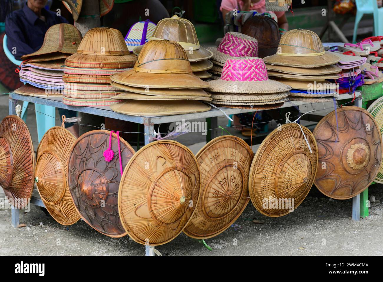 Burmese hats hi-res stock photography and images - Alamy