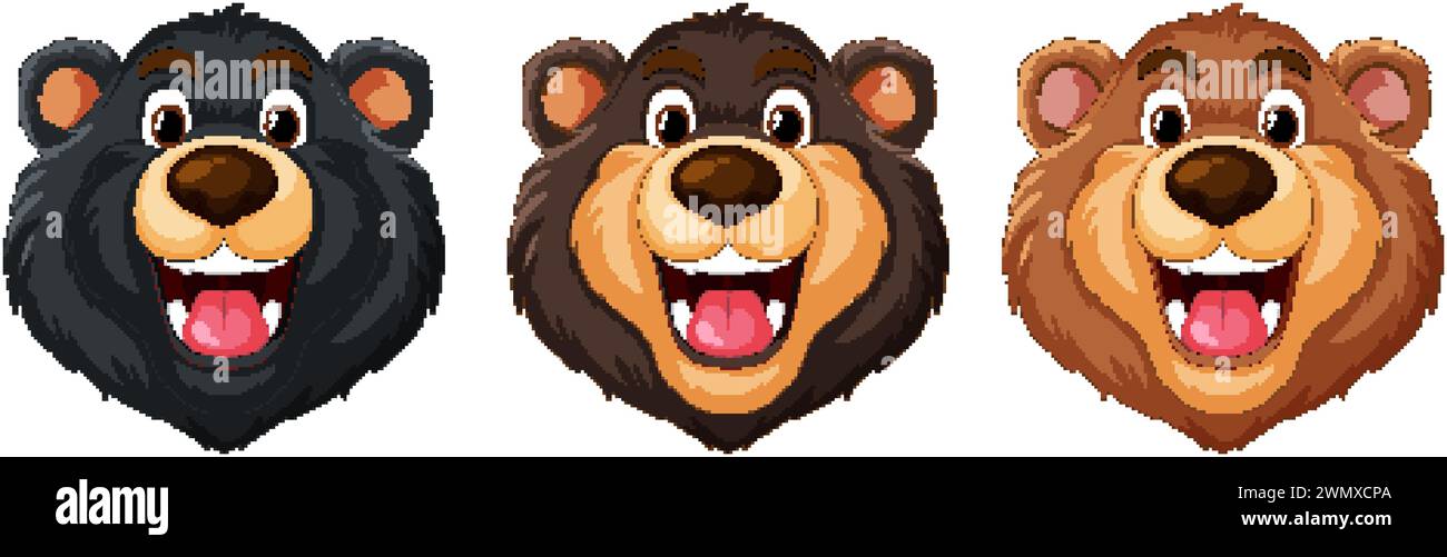 Grizzly tongue Stock Vector Images - Alamy