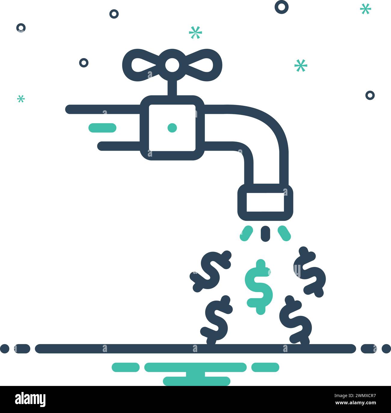 Icon for money flow,cashflow Stock Vector Image & Art - Alamy