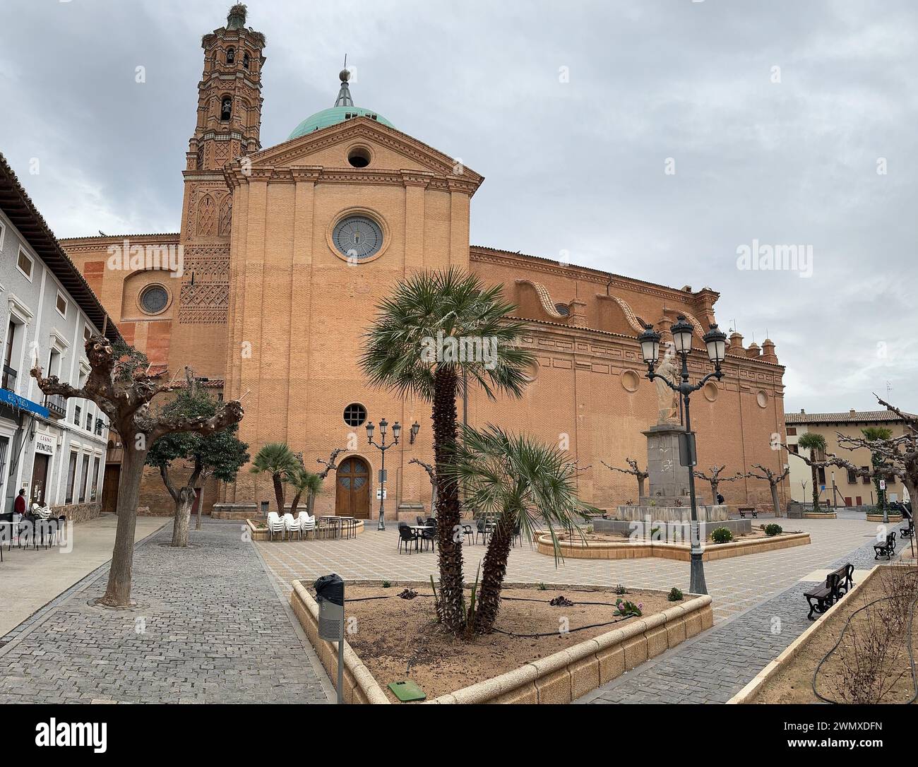Facade of the church of the Assumption of Our Lady of Almunia by Doña ...
