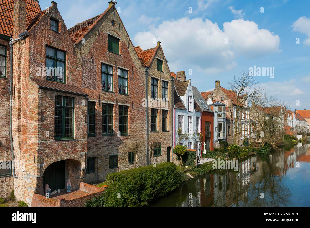 Traditional Flemish architecture, house, facade, craft, architectural ...