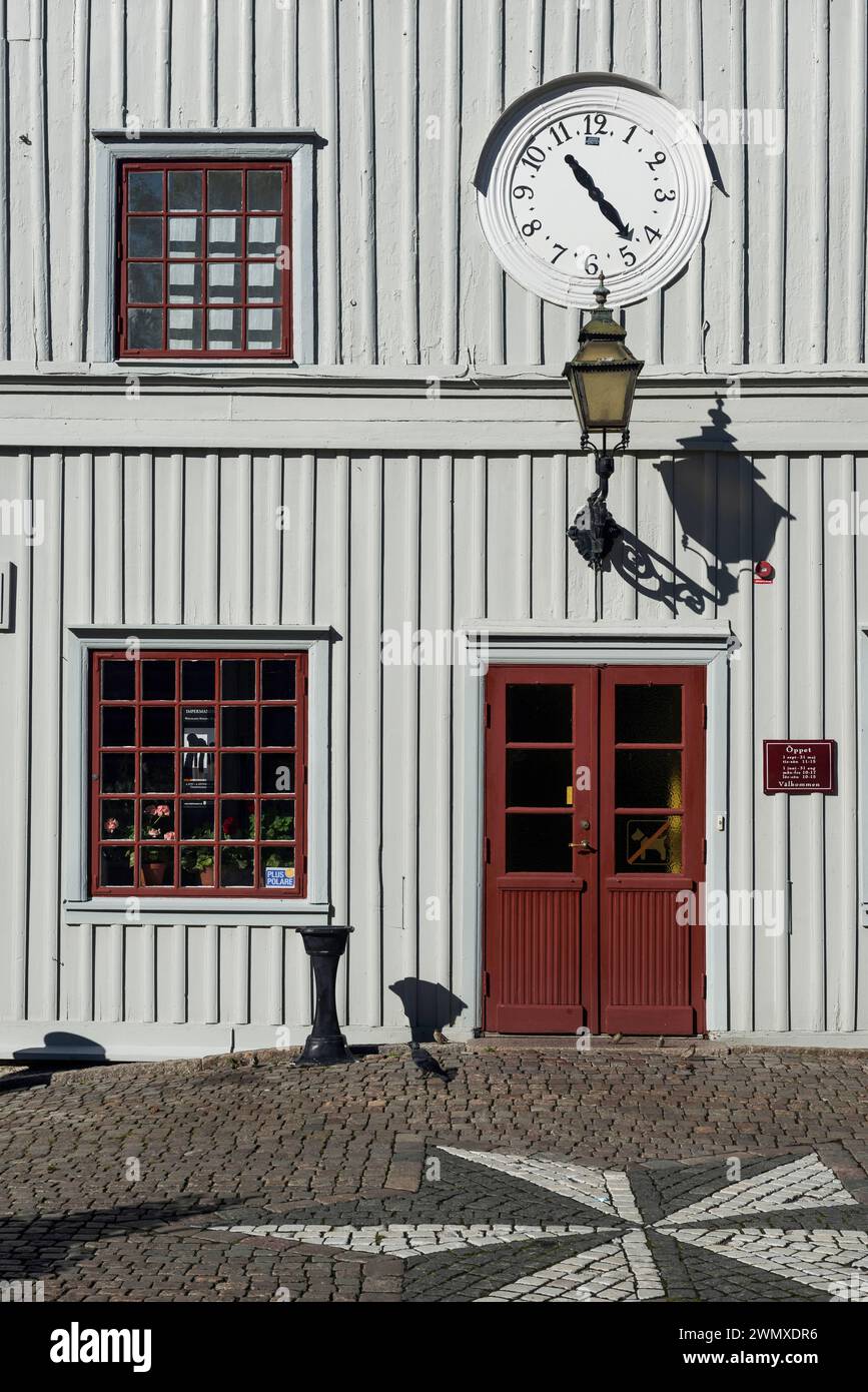 Matchstick museum, museum, match museum, entrance, clock, facade ...