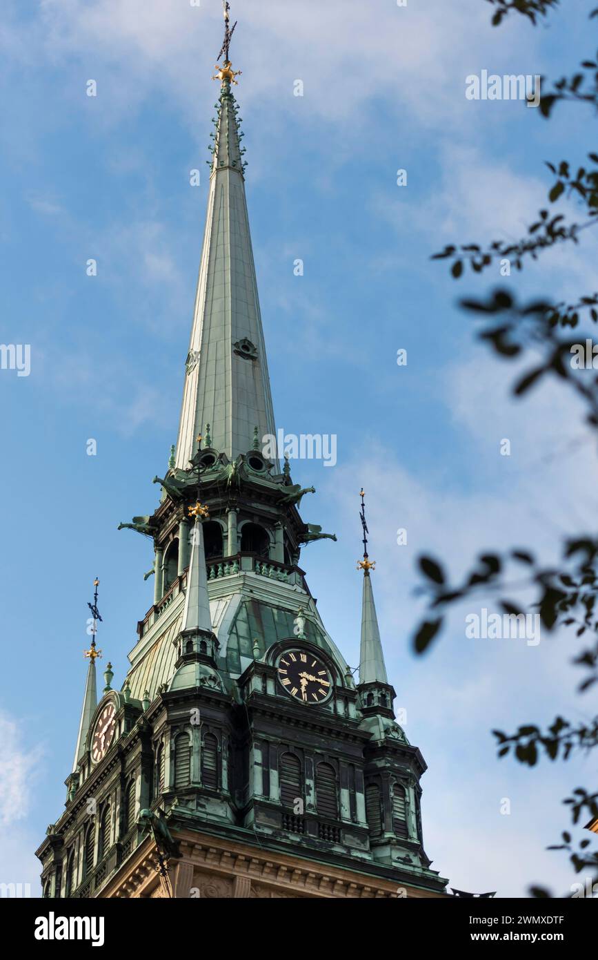 Church in Gamla Stan, old town, centre, attraction, famous, city centre ...