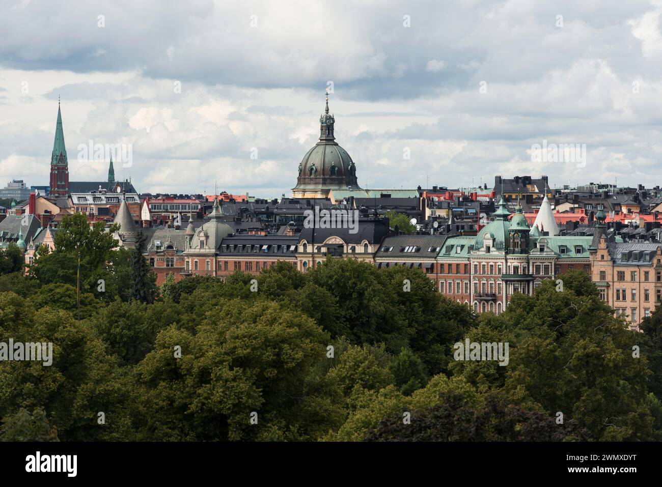 Stockholm centre center view hi-res stock photography and images - Alamy