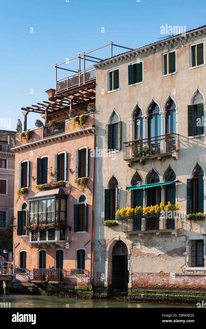 Buildings in the old town, Grand Canal, city trip, holiday, travel ...