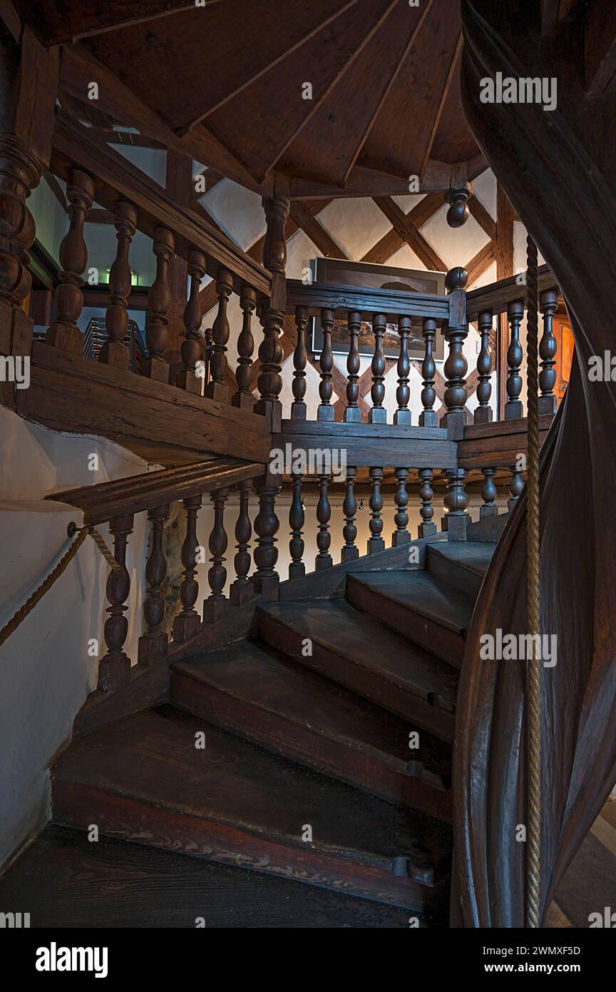Staircase from the 16th century, Bavaria, Germany Stock Photo - Alamy